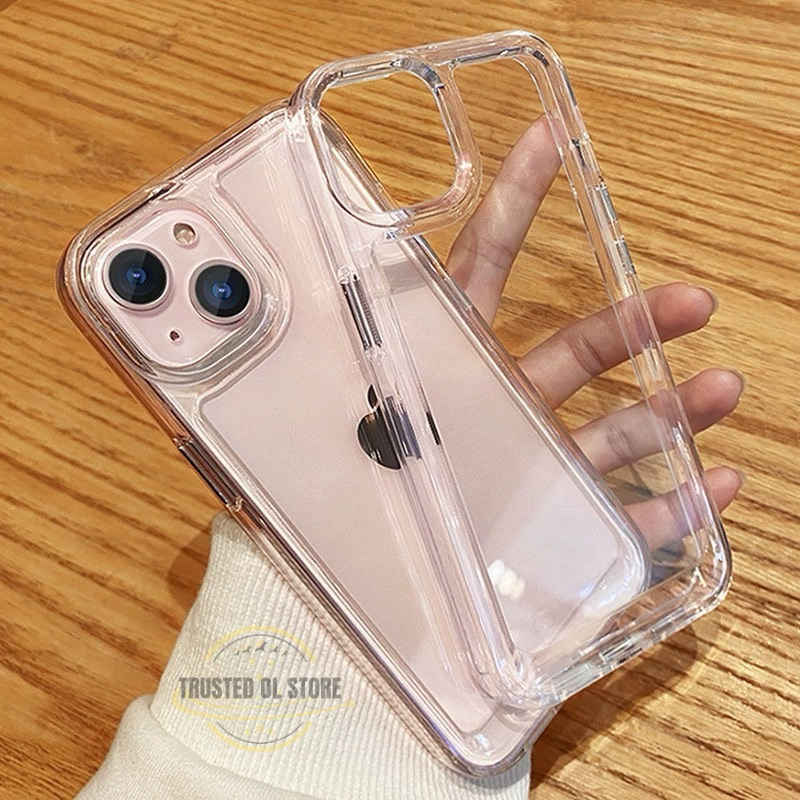 Jual ORIGINAL !! ARMOUR MILITARY Case Akrilik Bening Anti kuning IPHONE ...