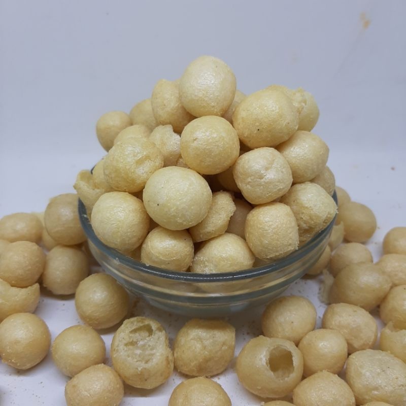 Jual Krupuk tahu bulat mini berat 1kg | Shopee Indonesia