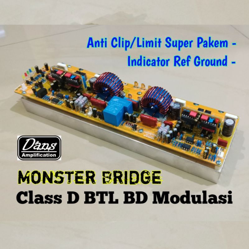 Jual Power Class D Btl Bd Modulation D2k5 Dual Feedback With Limitter