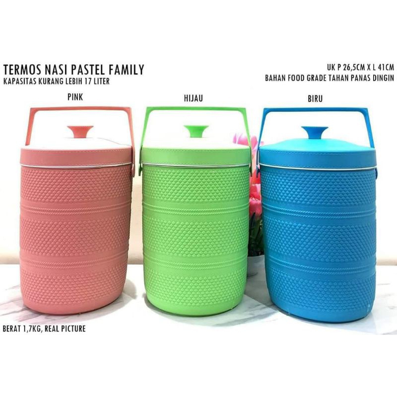 Jual Termos Es/Nasi Tri J Ukuran Kapasitas 17 Liter | Shopee Indonesia