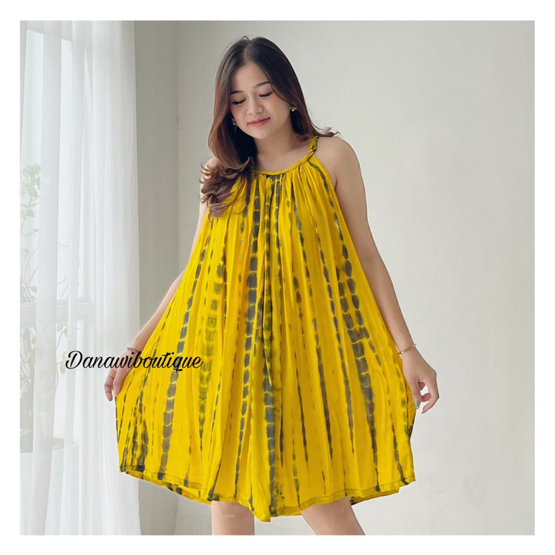 Jual DASTER LOBEK PENDEK LILIT TIE DYE | Shopee Indonesia