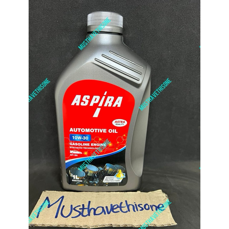 Jual Oli shell aspira astra oil 10w-30 api SN produksi shell | Shopee ...
