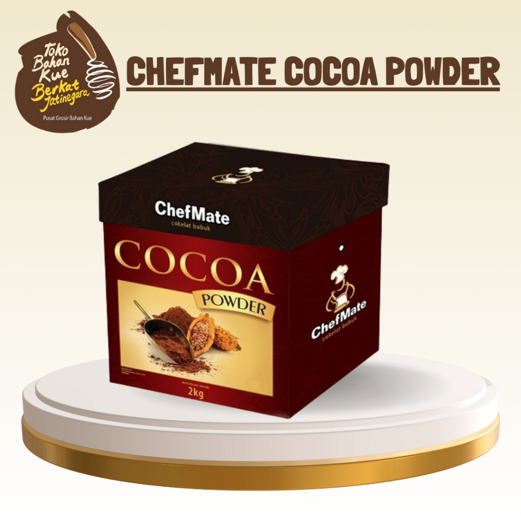 Jual CHEFMATE COCOA POWDER 2KG / COCO POWDER/ COKLAT BUBUK | Shopee ...