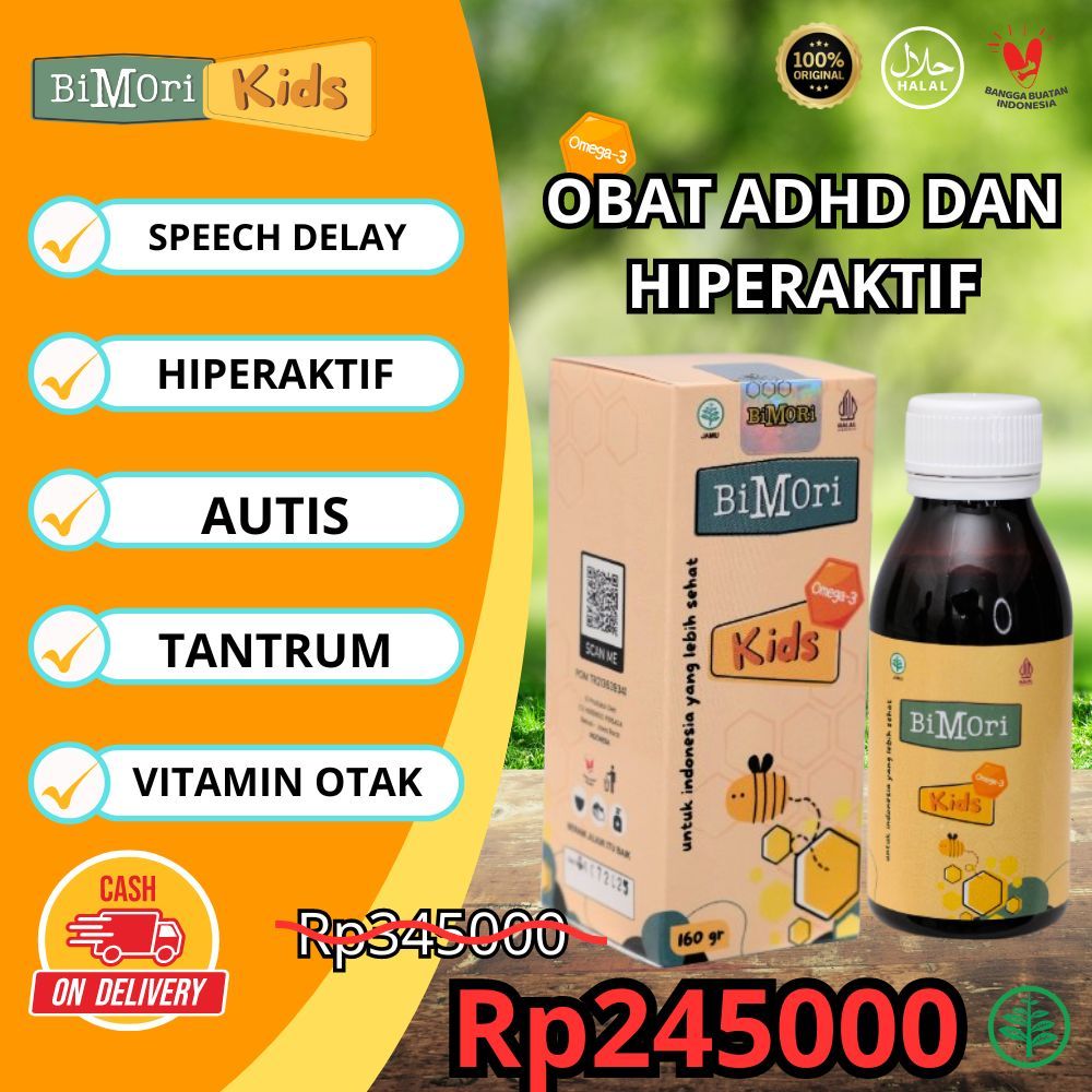 Jual Bimori Kids Obat Adhd Dan Hiperaktif Autisme Anak Suplemen Saraf ...