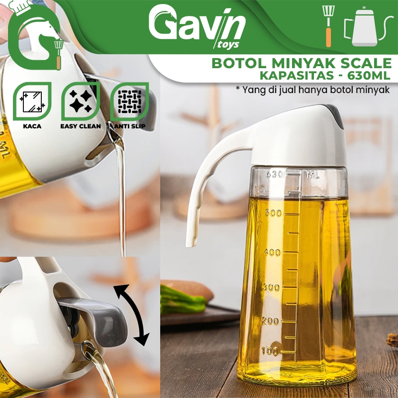 Jual Oil Dispenser Bottle 600 ml Botol Minyak Gula Cair Cuka 600ml ...