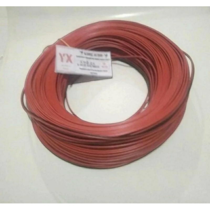 Jual Kabel 2x11 AWG 24 warna merah hitam serabut putih harga per meter | Shopee Indonesia