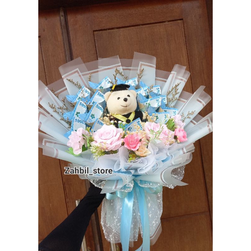 Jual Bucket wisuda | Boneka wisuda | Money bouquet | Buket bunga ...
