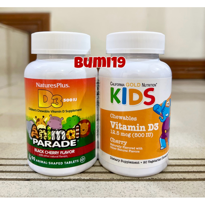 Jual Animal Parade vitamin D3 500iu Kids | Shopee Indonesia