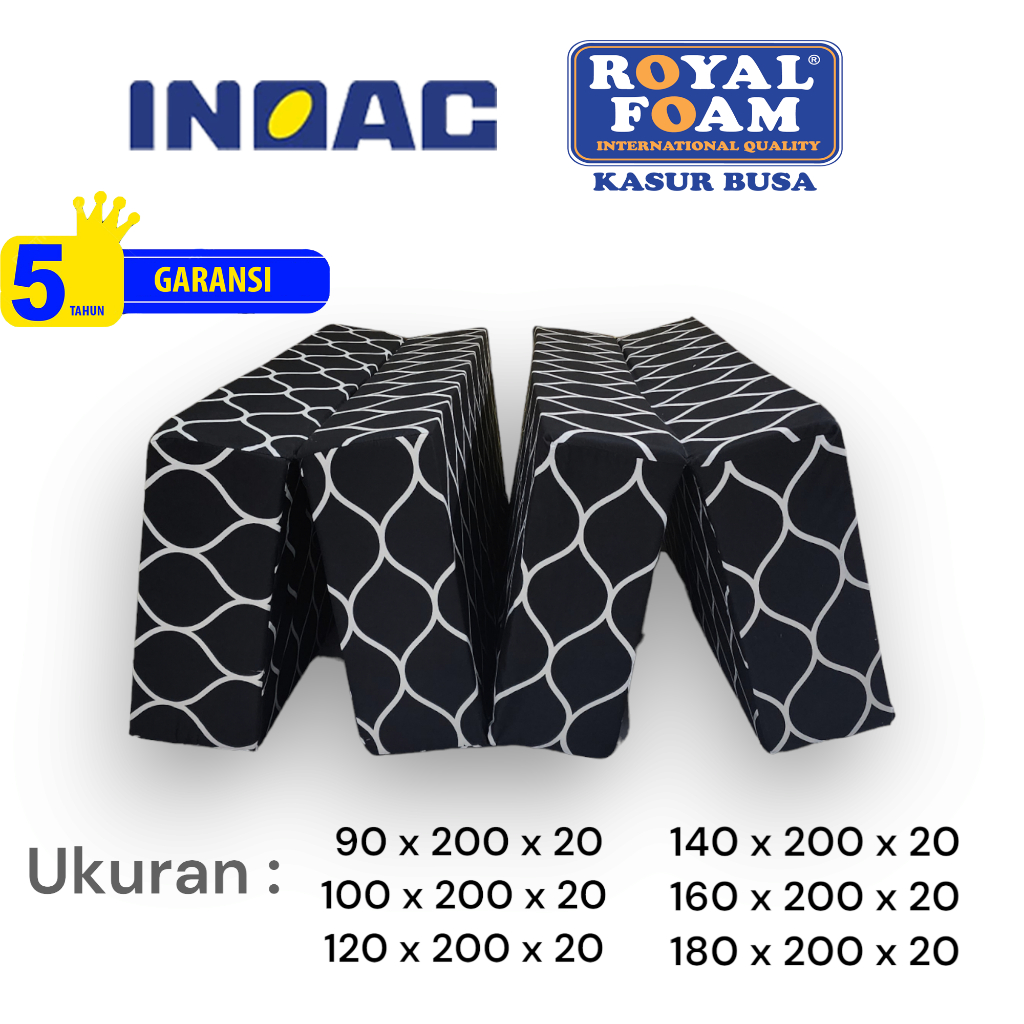 Jual INOAC / ROYAL FOAM Kasur Lipat Tebal 20 cm Garansi 5 Tahun ...