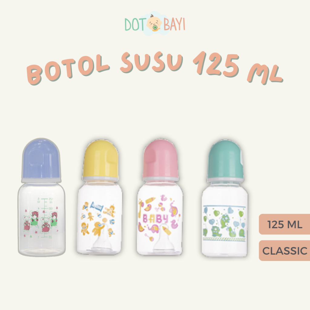 Jual DBY Nubi - Botol Susu Bayi Dot Classic 125 ml | Shopee Indonesia