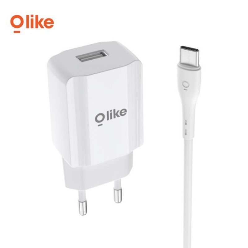 Jual Adaptor + usb kabel typeC OLIKE C107C charger fast charging usb ...