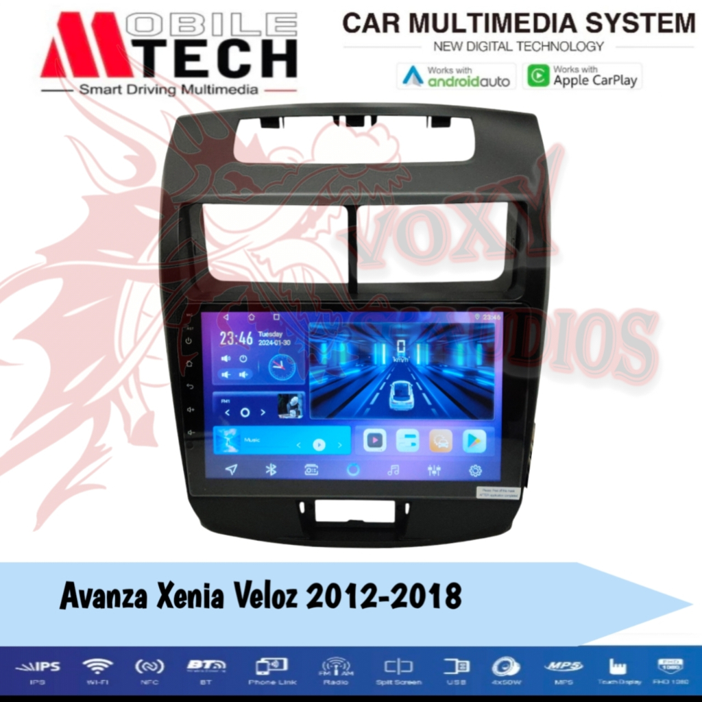 Jual Head Unit Android Mtech Carplay Avanza Xenia Veloz 2012-2018 9 inch | Shopee Indonesia