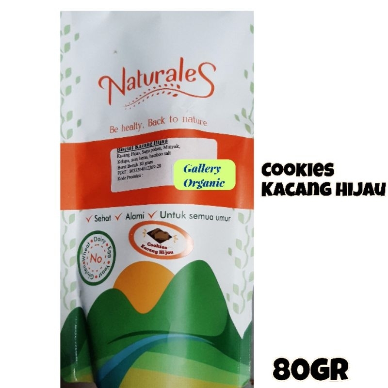Jual Cookies Kacang Hijau | Gluten Free | Non Fenol | Naturales | Diet ...