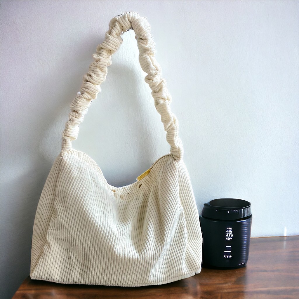 Jual Tas Wanita ARETA / Tas Corduroy / Tas Bahu Kerut | Shopee Indonesia