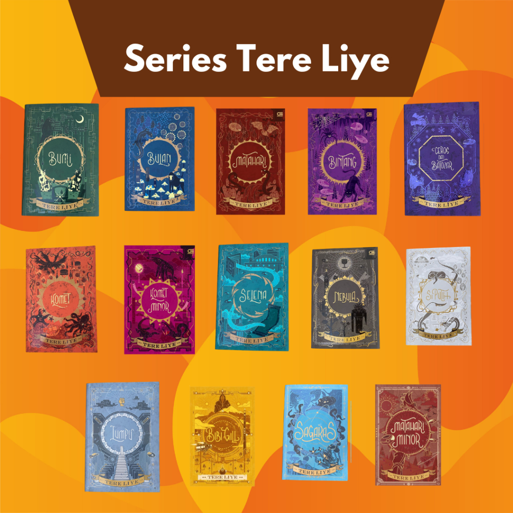 Jual Series Novel Bumi Tere Liye - Bumi - Bulan - Matahari - Bintang ...