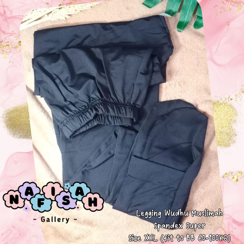 Jual Legging Wudhu Muslimah Spandex Super Hijab Friendly | Shopee Indonesia