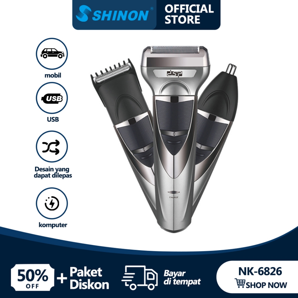 Jual NIKAI 6826 Alat Cukur Rambut / Alat Cukur Rambut Elektrik Original ...
