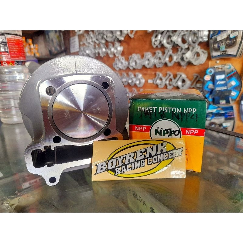 Jual PAKET BORE UP BLOK BEAT KARBU INJEKSI ESP POP KVY/KZL/K44 PISTON 57/57.5/58 - boyrenk ...