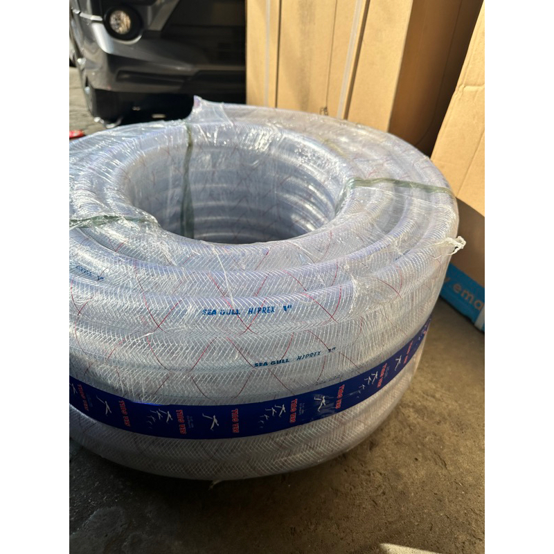 Jual 1 ROLL (50 METER) Selang Benang 1" Selang air Benang Serat 1" Merk Sea Gull Selang Benang ...