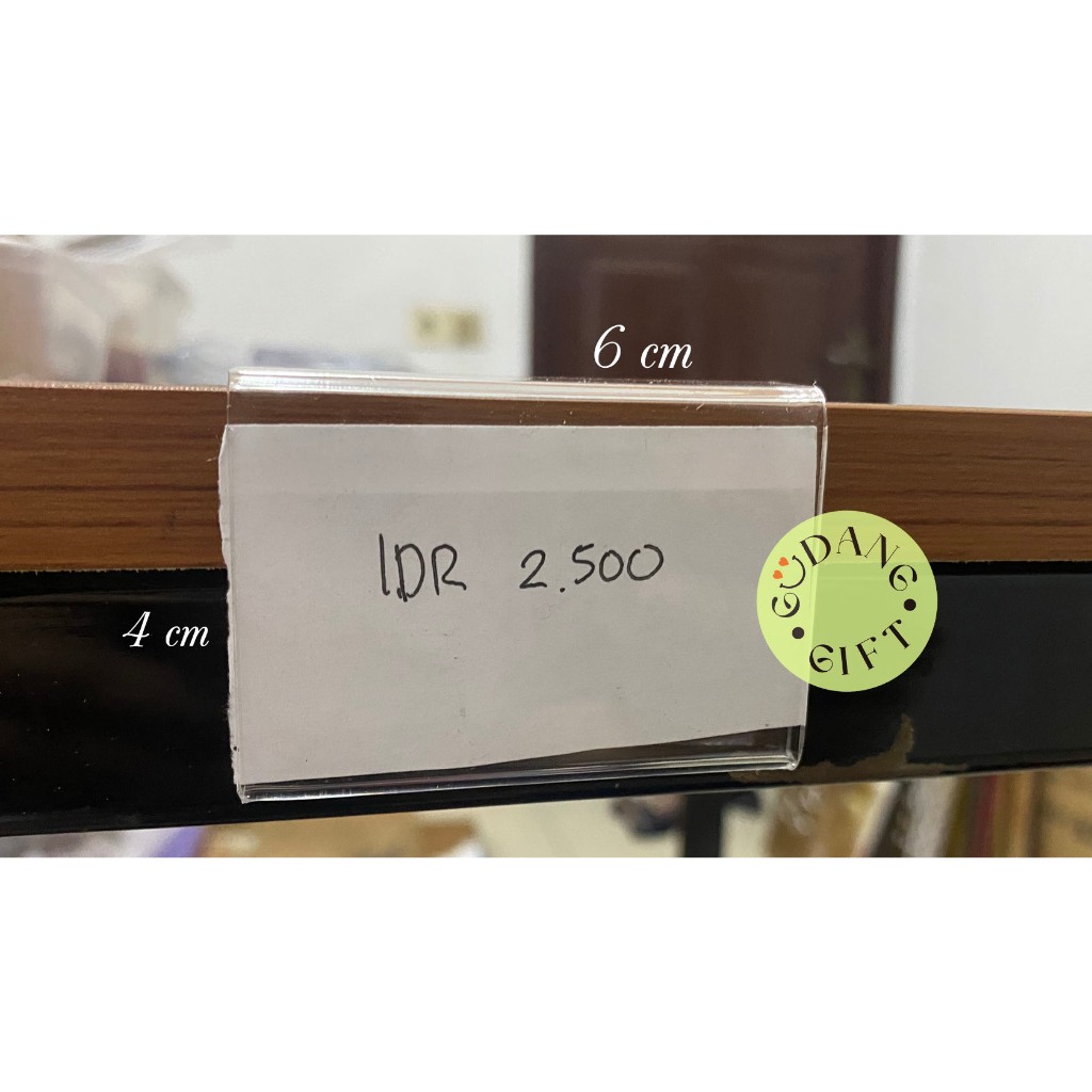 Jual Akrilik Label SIKU / price Tag Akrilik Rak Stand Display|Label ...