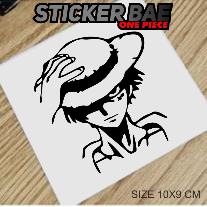 Jual stiker motor onepiece luffy cutting sticker motor anime bahan ...