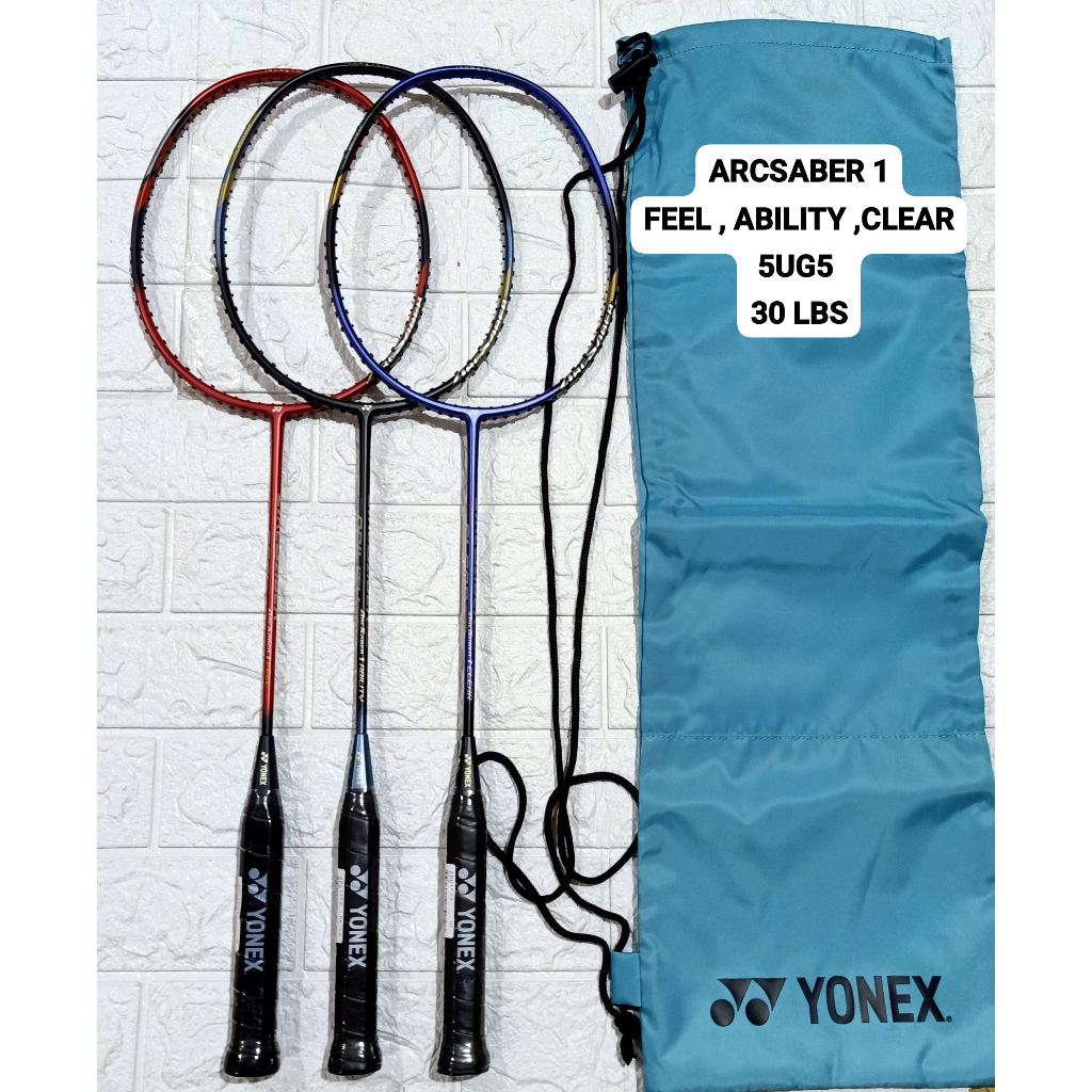 Jual NEW!! RAKET BADMINTON ARCSABER 1 FEEL , CLEAR , ABILITY ORIGINAL ...