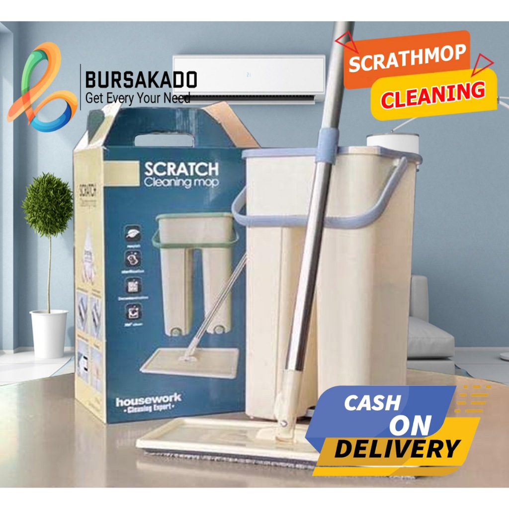 Jual Alat Pel Lantai Praktis Ultra Mop Flat Pengepel Otomatis 36 ...