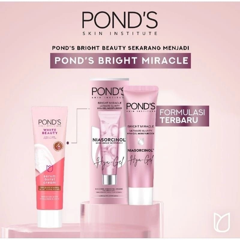 Jual Ponds Bright Miracle Ultimate Clarity Hya Gel Moisturizer 20gr ...