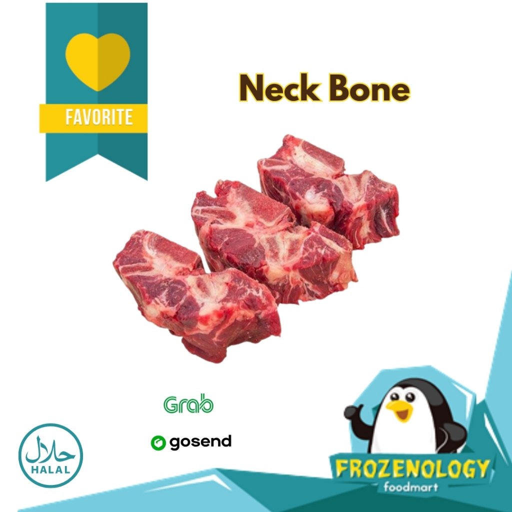 Jual Beef Neck Bone Tulang Leher Sapi HALAL Best Bones for Bone Broth ...