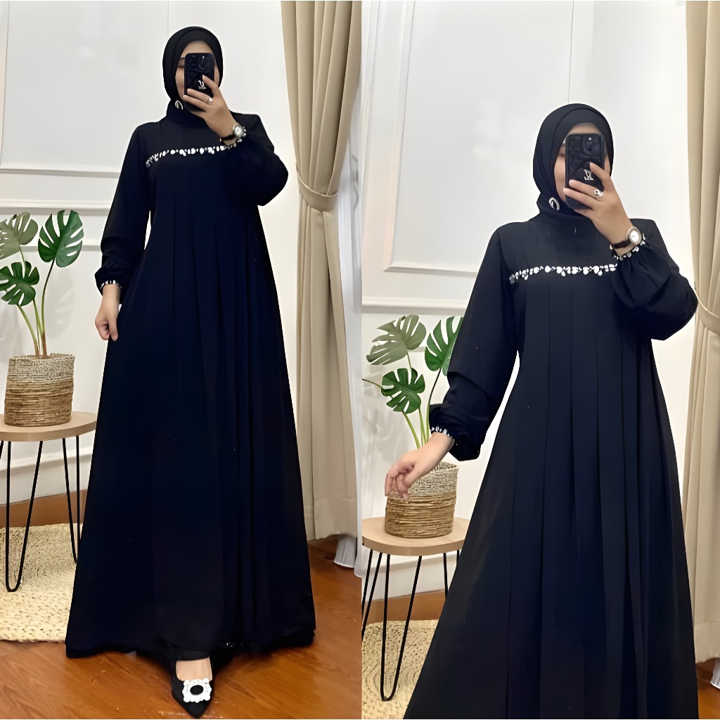 Jual GAMIS WANITA TERBARU KOMBINASI PAYET MUTIARA CANTIK KEKINIAN ...