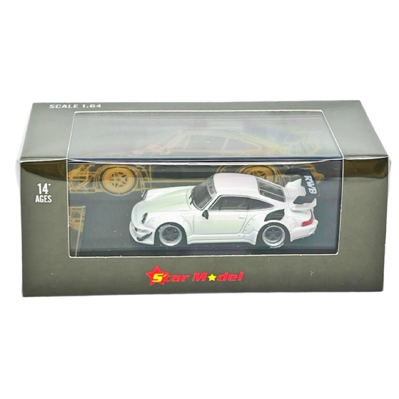 Jual Star Model 64 Porsche RWB 964 Pearl White | Shopee Indonesia