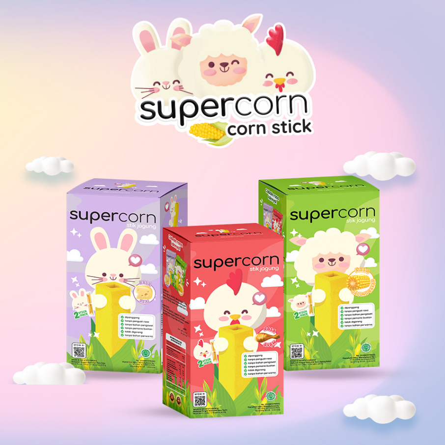Jual SUPERCORN Super Corn Stick - Snack Camilan Anak Usia 1+ | Shopee ...