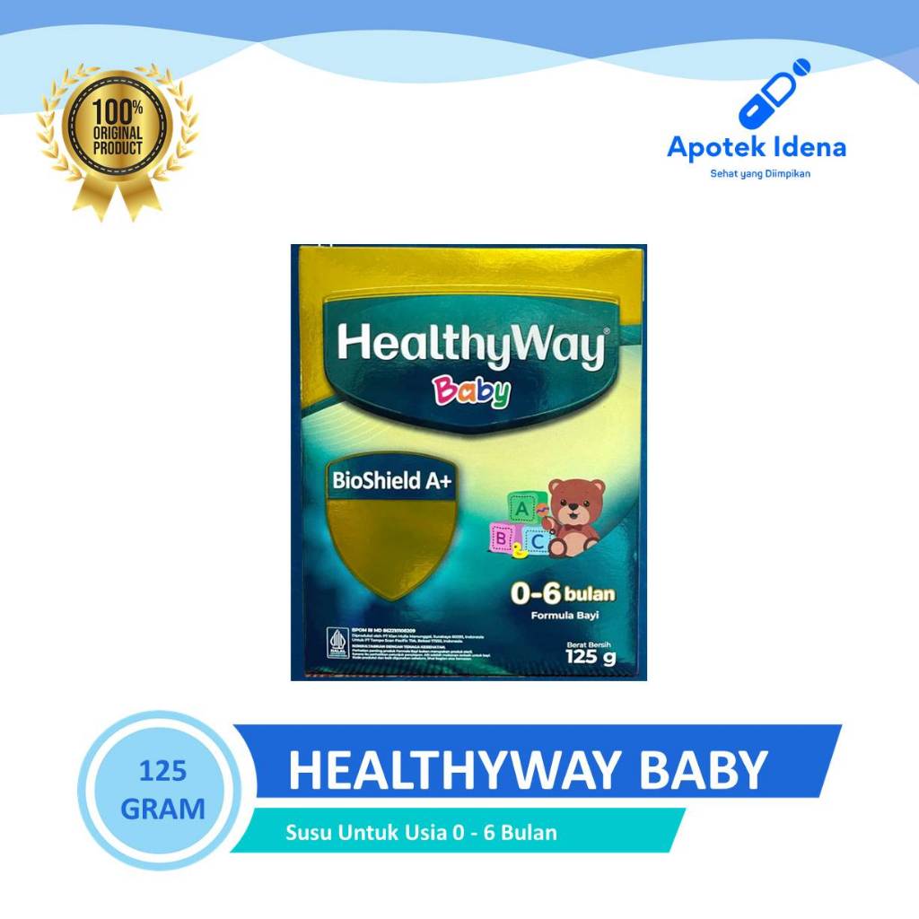 Jual SUSU HEALTHYWAY BABY 0-6 BULAN, 6-12 BULAN, 125GR, 350 GR Susu ...