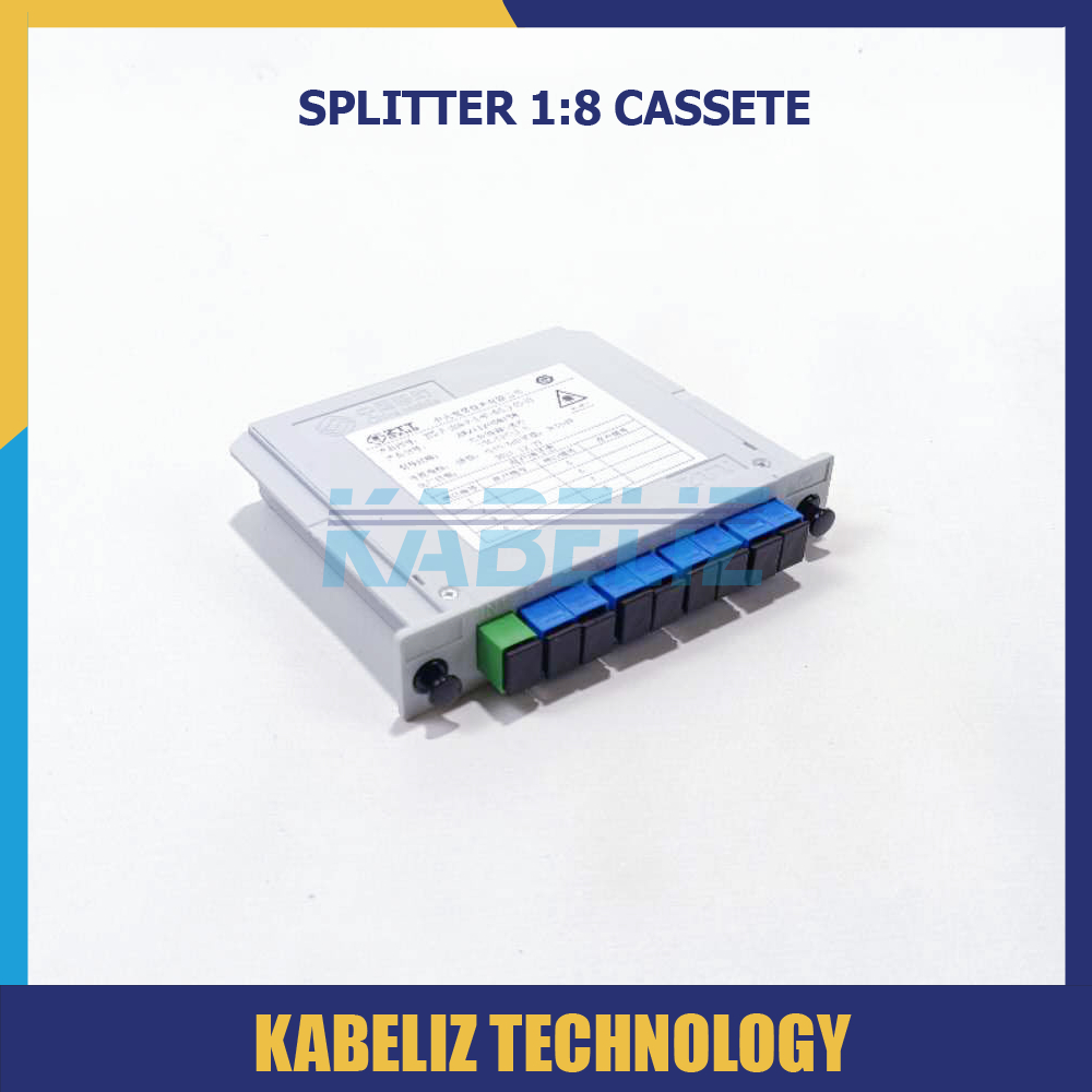 Jual box passive splitter plc 1x8 1:8 1*8 1-8 spliter 1 8 cassete sc ...