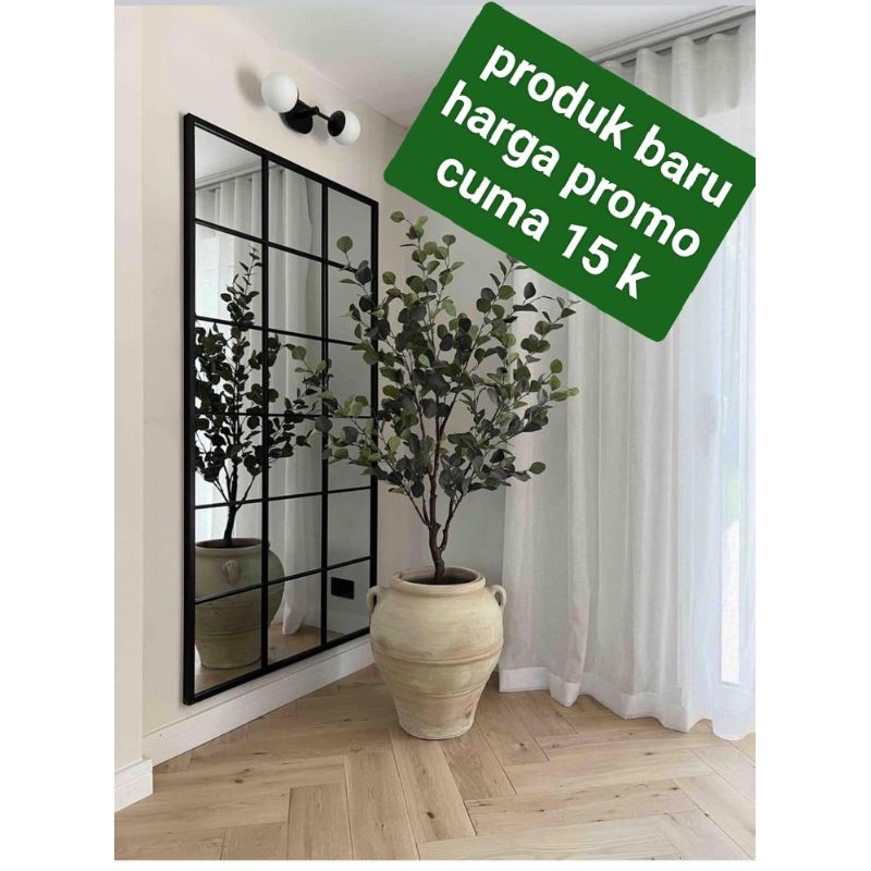 Jual Dekorasi Aesthetic Kaca Cermin Dinding Tempel Bentuk Kotak 20x20 ...