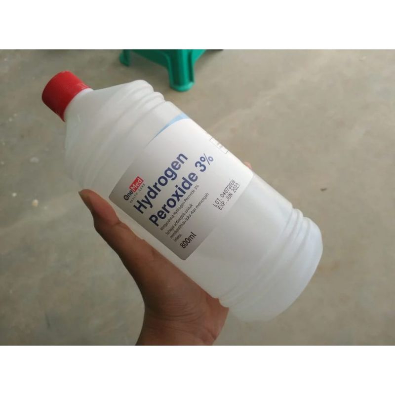 Jual H2O2 3% 800ml OneMed Hidrogen | Shopee Indonesia
