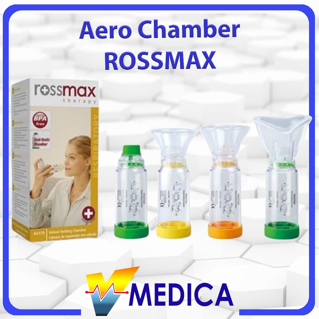 Jual Rossmax Therapy AS175/Alat Terapi Asma / Aero Chamber | Shopee ...