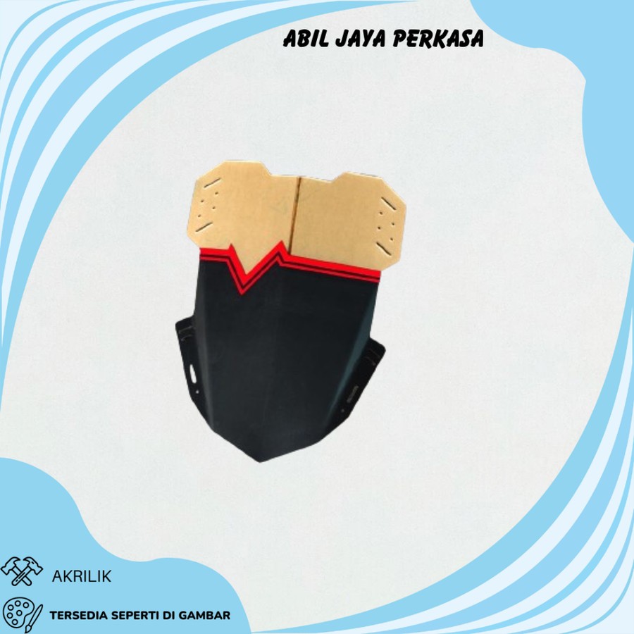 Jual VISOR CUSTOM WINDSHIELD 50 CM POLET 50 CM HONDA VERZA 150 | NEW ...
