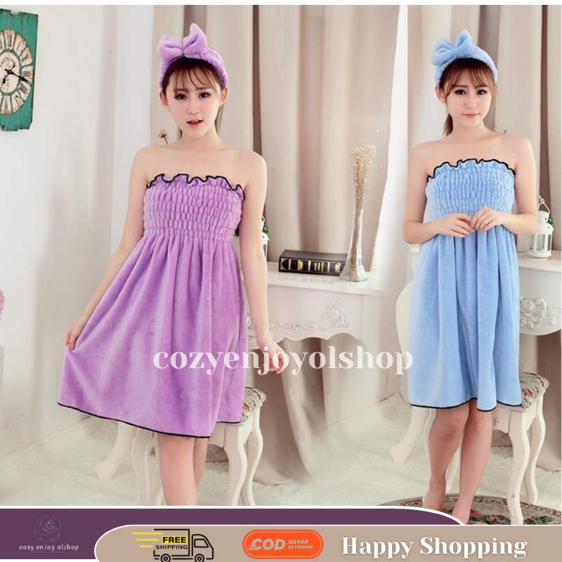 Jual Handuk Mandi Dewasa Kimono Baju Jubah Mandi Wanita Handuk Baju ...