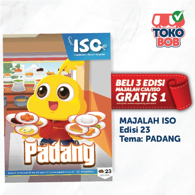 Jual Majalah Anak ISO Edisi 23 - Tema PADANG | Shopee Indonesia