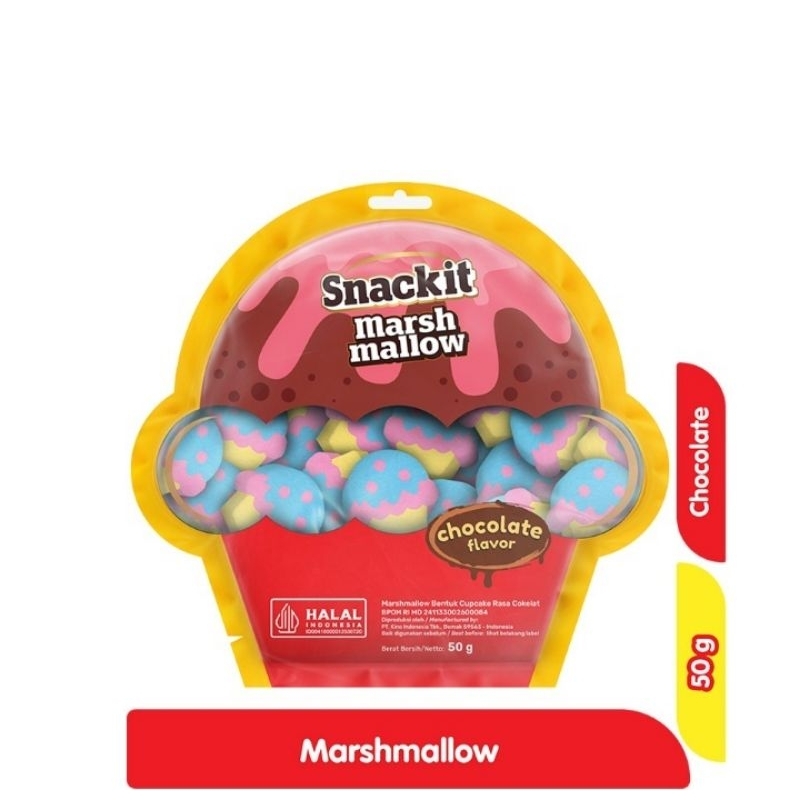 Jual Snackit Marshmallow Bentuk CupcakeCokelat 50 g | Shopee Indonesia