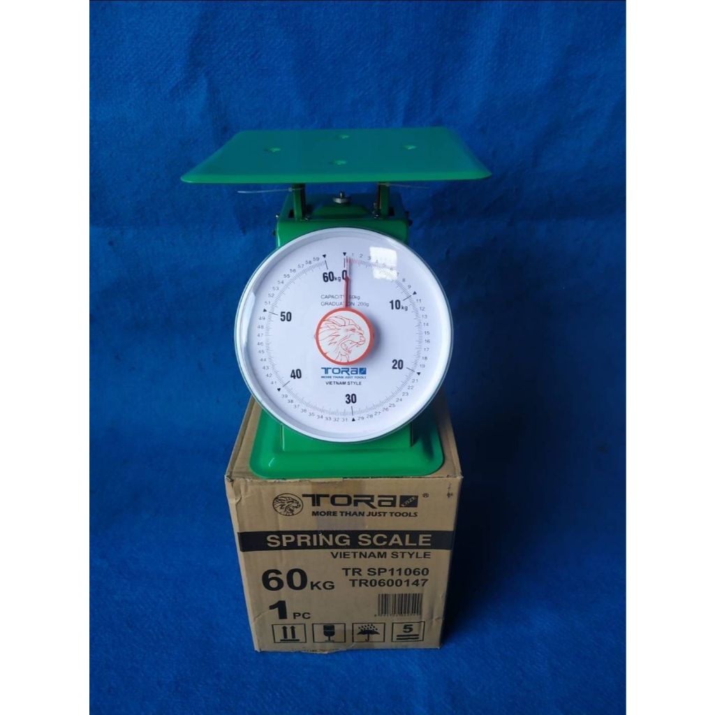Jual TORA Timbangan Duduk Pegas Jarum Manual 60 Kg Model Vietnam New - Spring Scale Vietnam ...