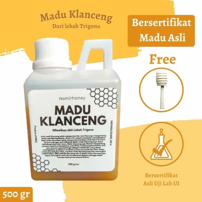Jual Madu Trigona Klanceng 100% Asli Murni 500 gr Gram lanceng hutan ...