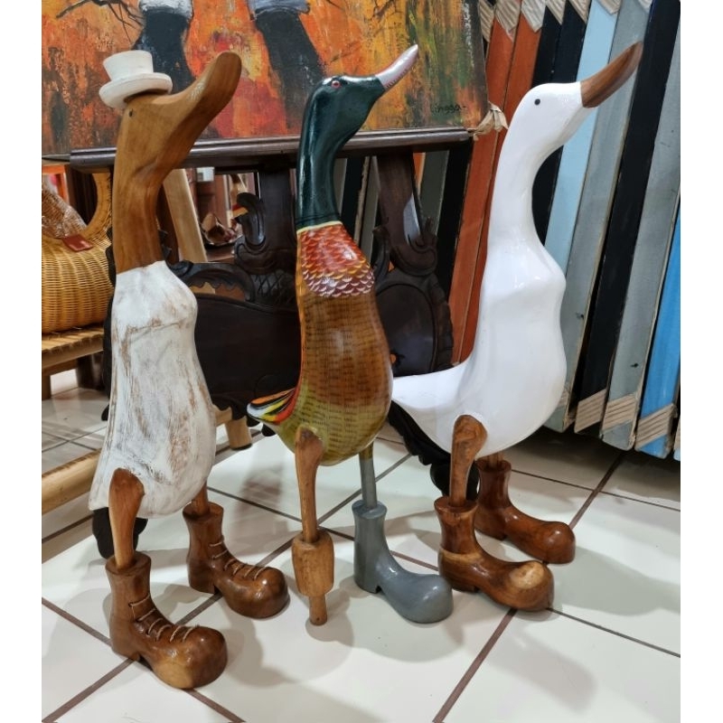 Jual Patung Bebek Kayu Ukuran Jumbo | Shopee Indonesia
