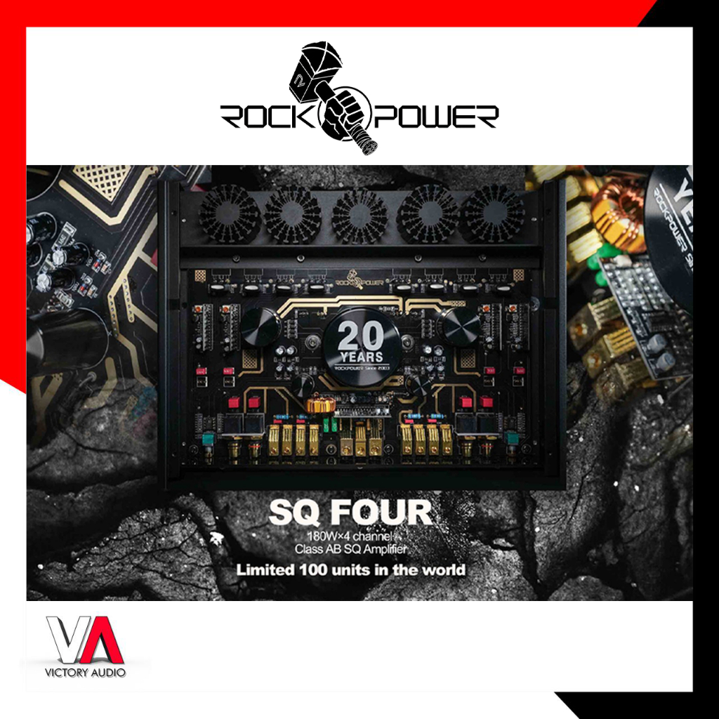 Jual Power Amplifier 4 Channel ROCKPOWER SQ FOUR LIMITED EDITION Class AB High End Sound Quality ...