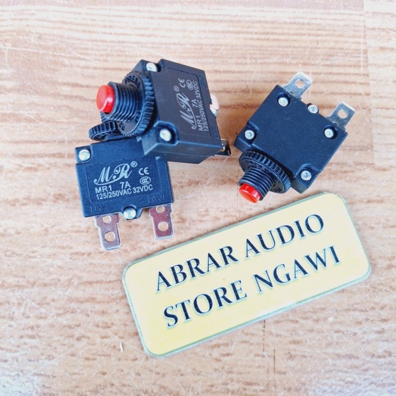 Jual Swit Overload Circuit Breaker / Push Reset Switch MCB Protector Murah | Shopee Indonesia