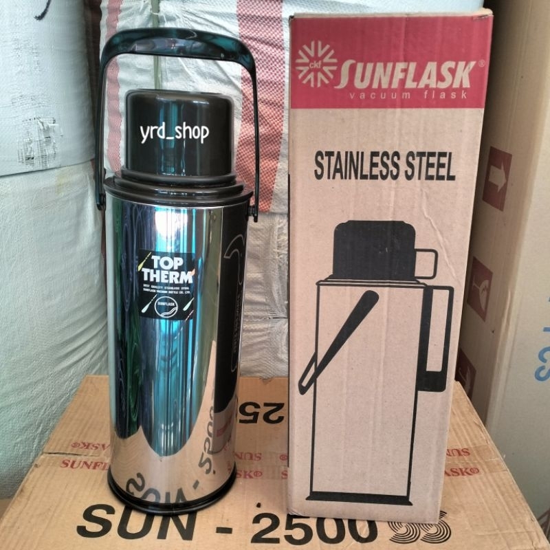 Jual PUSAT TERMOS - Termos air panas ukuran 2 liter body stainless ...