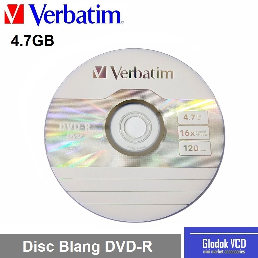 Jual DVD-R 16x Verbatim Disc Blank / DVD Kosong | Shopee Indonesia