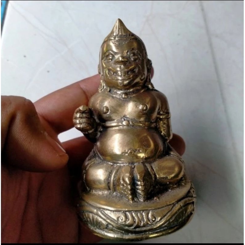 Jual Patung Semar Duduk Bersila Full Kuningan | Shopee Indonesia