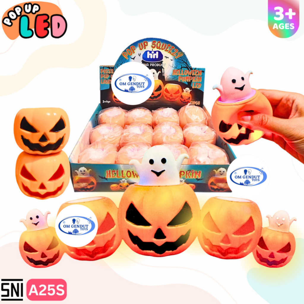 Jual OG Mainan Squishy Pop Up LED Labu Hantu A25S | Shopee Indonesia